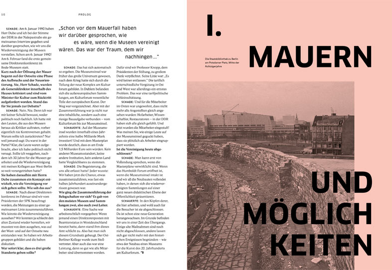 SPK Magazine on the Reunification of the Prussian collections ...